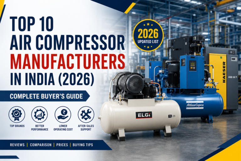 Top 10 Air Compressor Manufacturers in India (2026): Complete Buyer's ...